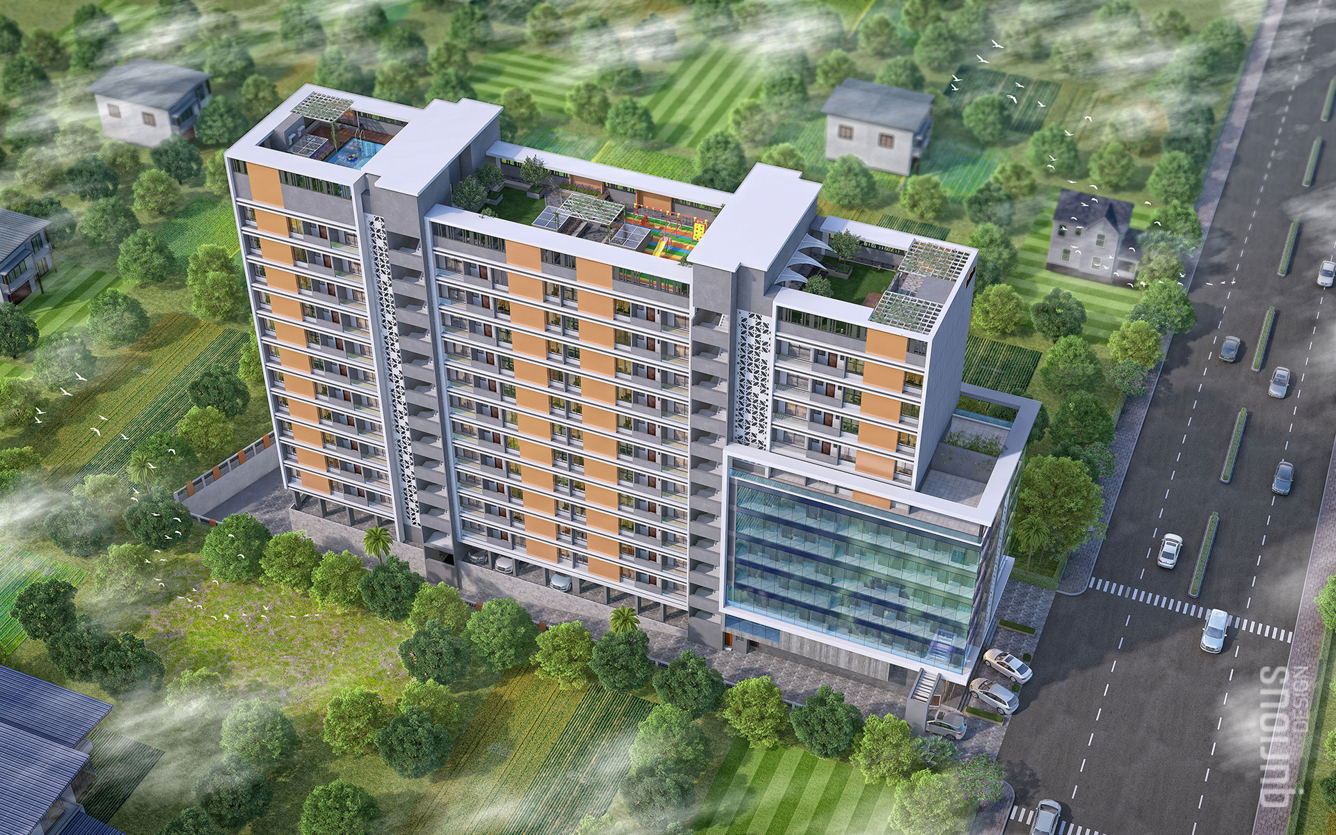 3D Architectural Visualization vasant infino